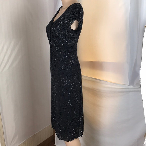 Rampage | Dresses | Rampage Black Glittering Cocktail Dress Size S ...